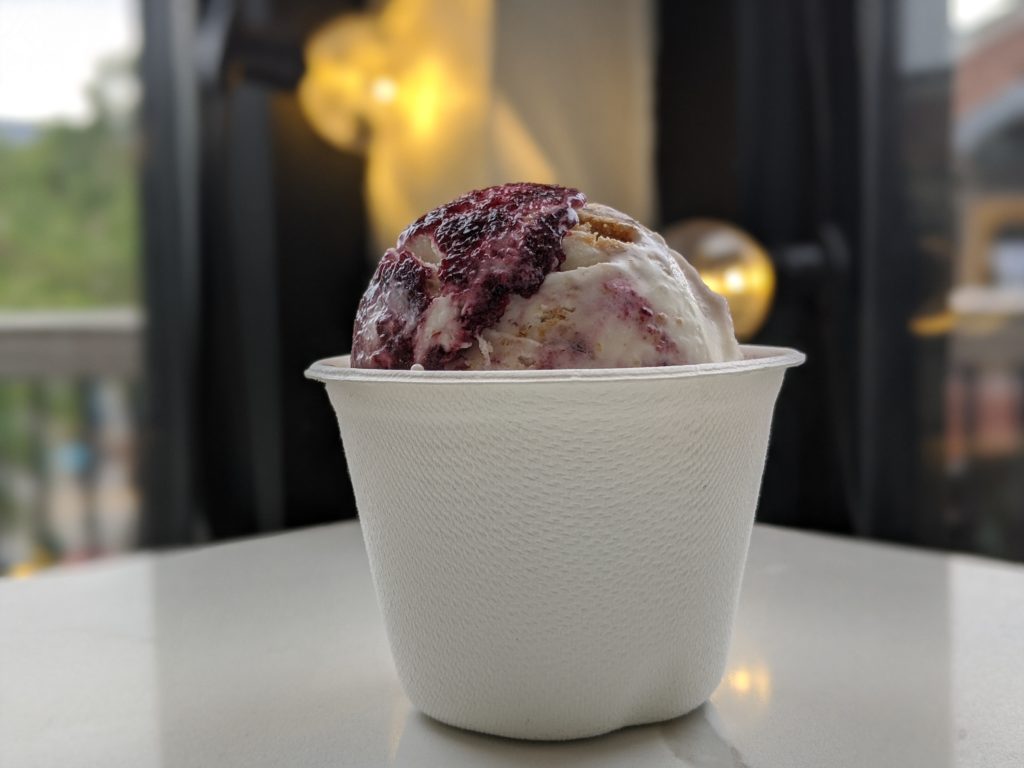cherry cheesecake | Higgles Artisan Ice Cream | Breckenridge, CO